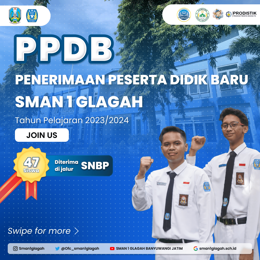 Penerimaan Peserta Didik Baru (PPDB) SMAN 1 Glagah Tahun Ajaran 2023/2024 | SMAN 1 GLAGAH